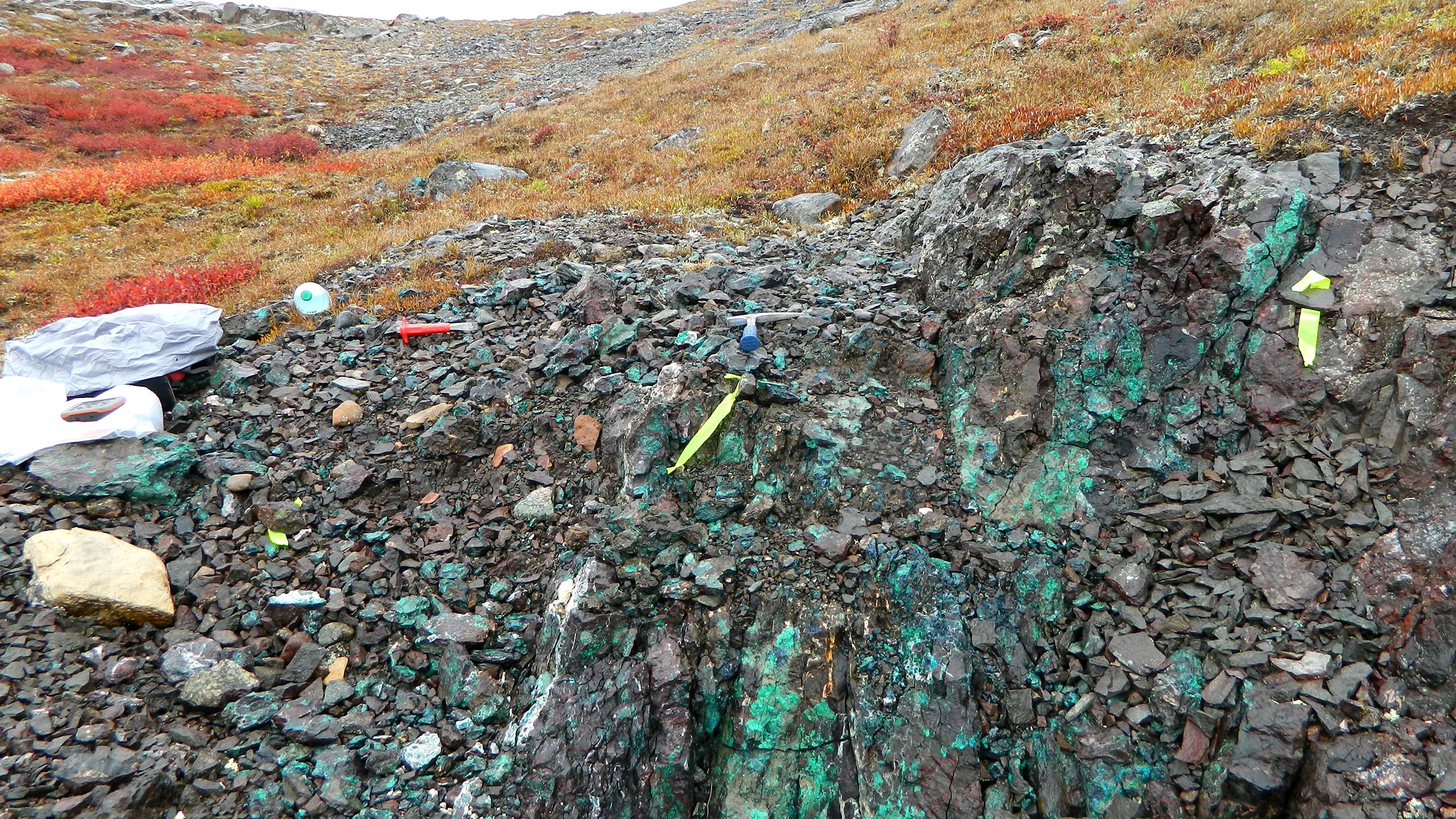 Coppermine River Project - White Cliff Minerals Ltd